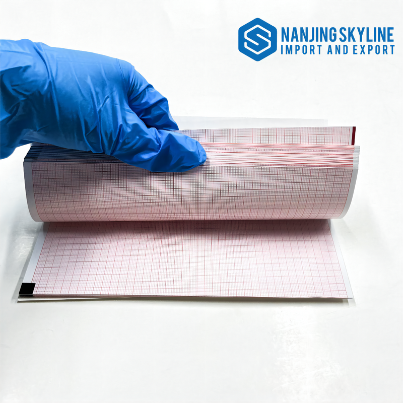 Hospital medical Twelve Channel ECG Paper 210*140mm,for SCHILLER AT-10 ...