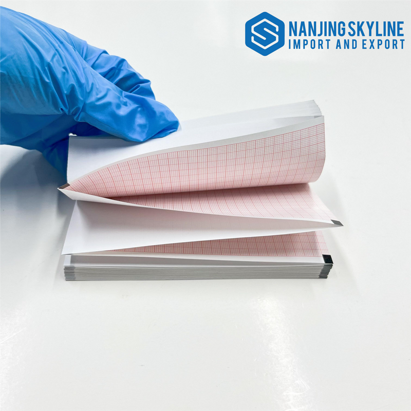 Hospital medical Six Channel ECG Paper 110*140mm for NIHON KODEN ECG ...